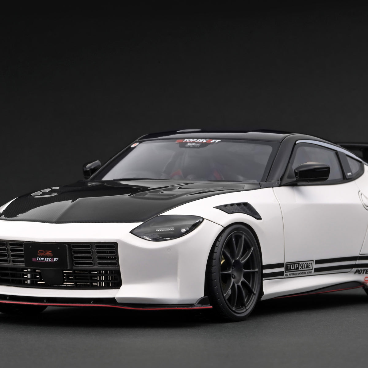 Ignition Model 1:18 Nissan Z Fairlady (RZ34)TOP SECRET in White – Model Cars Houston
