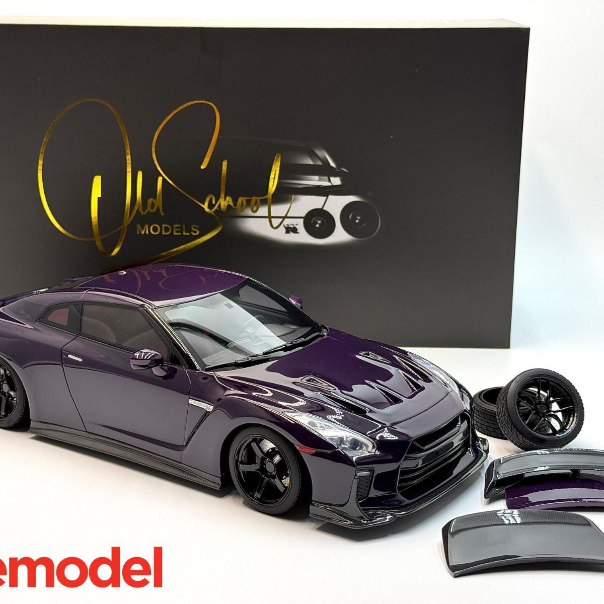 One Model 1:18 Nissan GT-R R35 Custom Edition in Midnight Purple ...