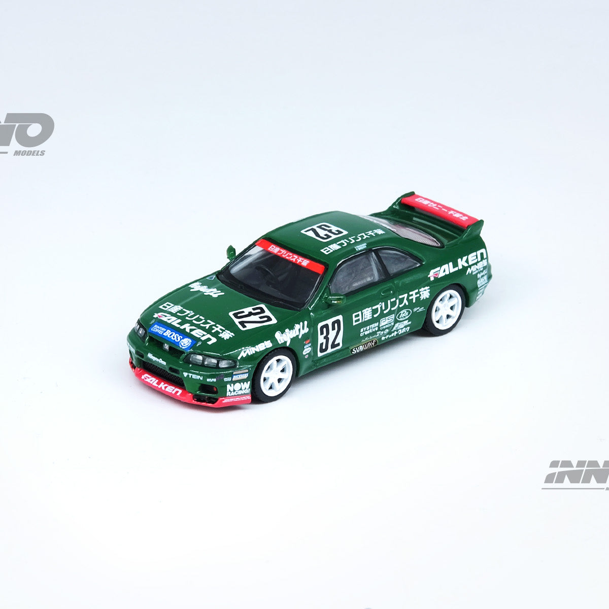 INNO64 1:64 Nissan GT-R (R33) #11 "PRINCE CHIBA FALKEN" N1 Super Endur ...