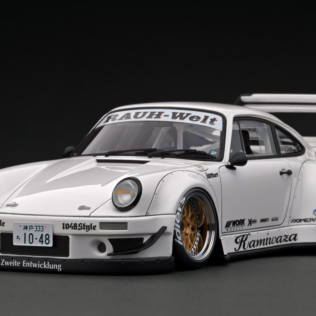 Ignition Model 1:18 Porsche 930 RWB in White – Model Cars Houston