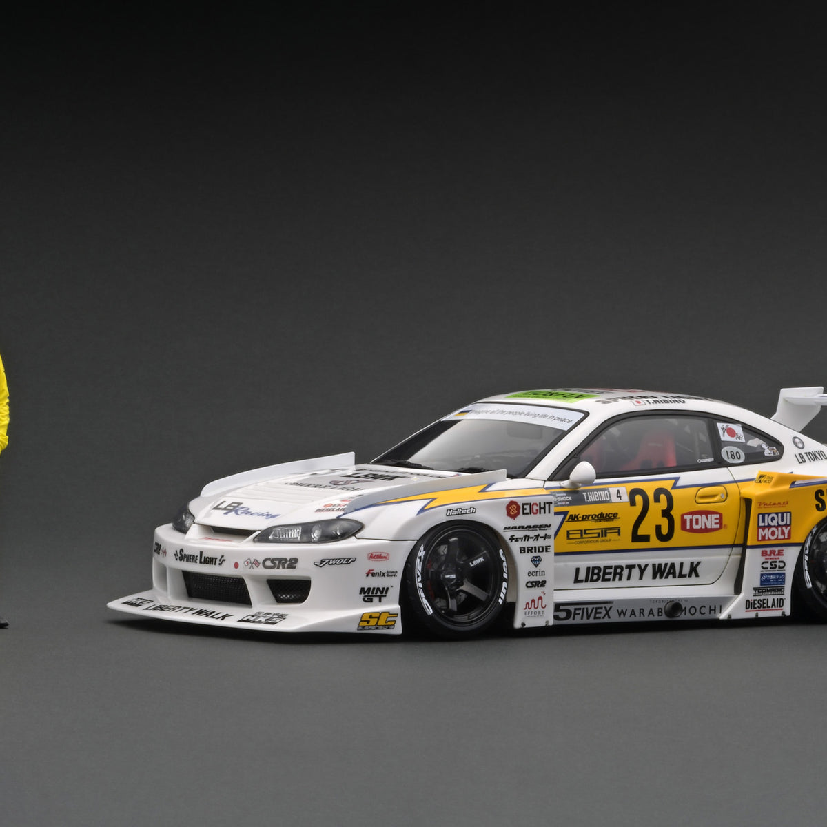 Ignition Model 1:18 Nissan Silvia (S15) LBWK Super Silhouette with Mr ...