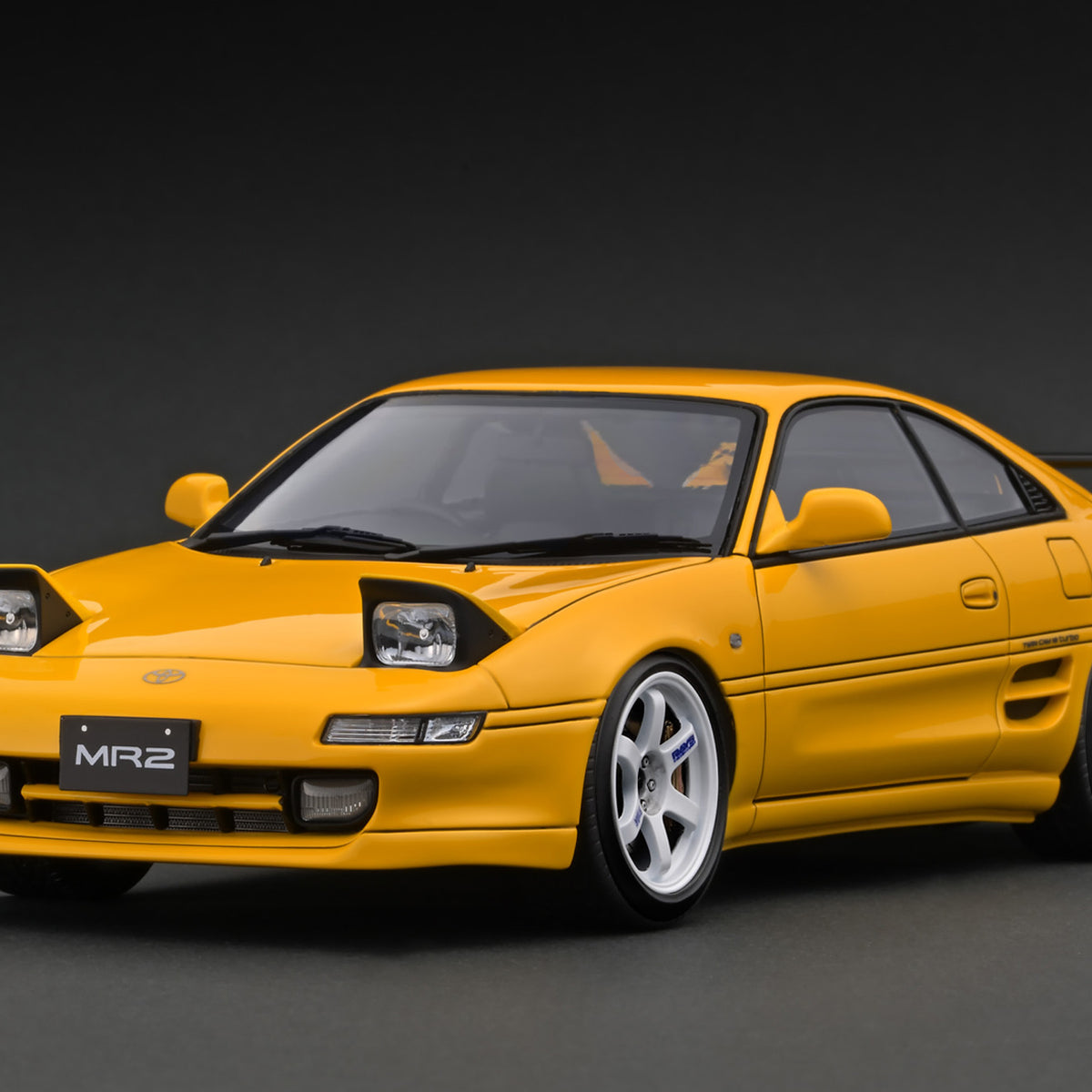 Ignition Model 1:18 Toyota MR2 (SW20) in Yellow – Model Cars Houston