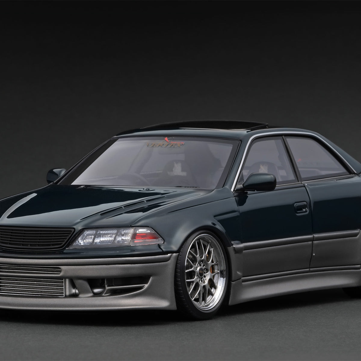 Ignition Model 1:18 Toyota Mark-II (JZX100) VERTEX in Dark Green Metal ...