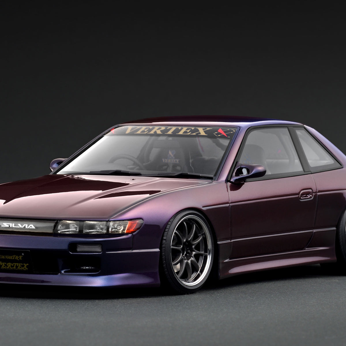 Ignition Model 1:18 Nissan Silvia (S13) VERTEX Edition in Purple Metal ...
