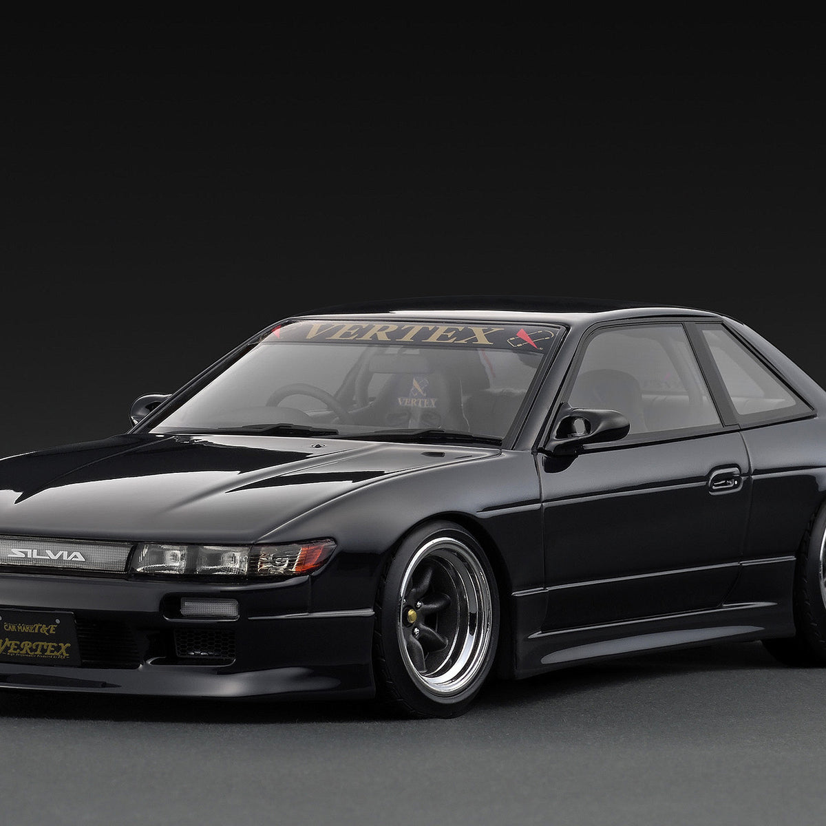 Ignition Model 1:18 Nissan Silvia (S13) VERTEX Edition in Black – Model ...
