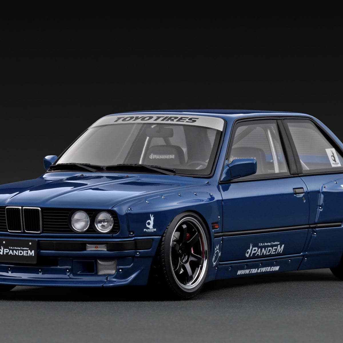 Ignition Model 1:18 BMW E30 3-Series PANDEM in Blue – Model Cars Houston