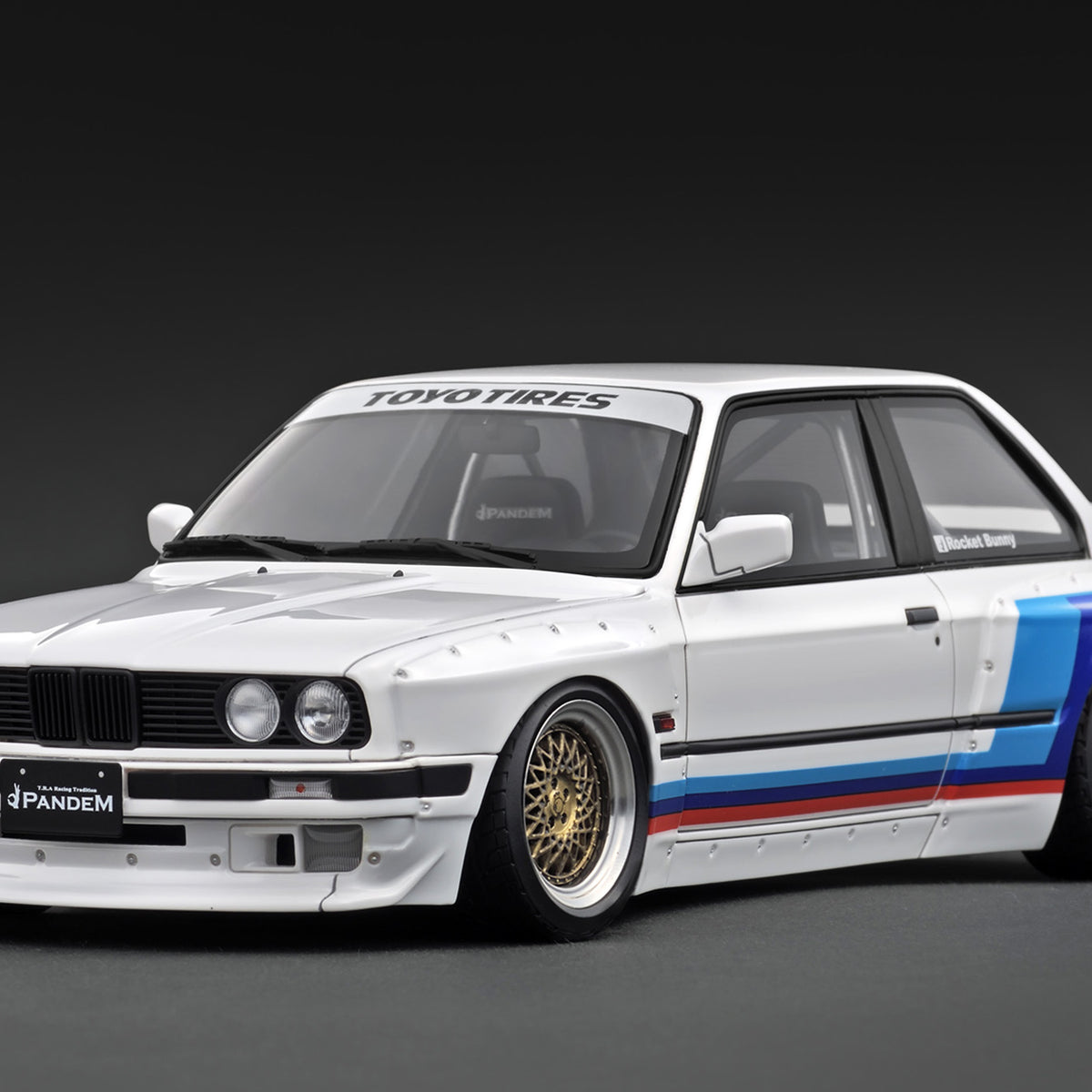 Ignition Model 1:18 BMW E30 3-Series PANDEM in White – Model Cars Houston