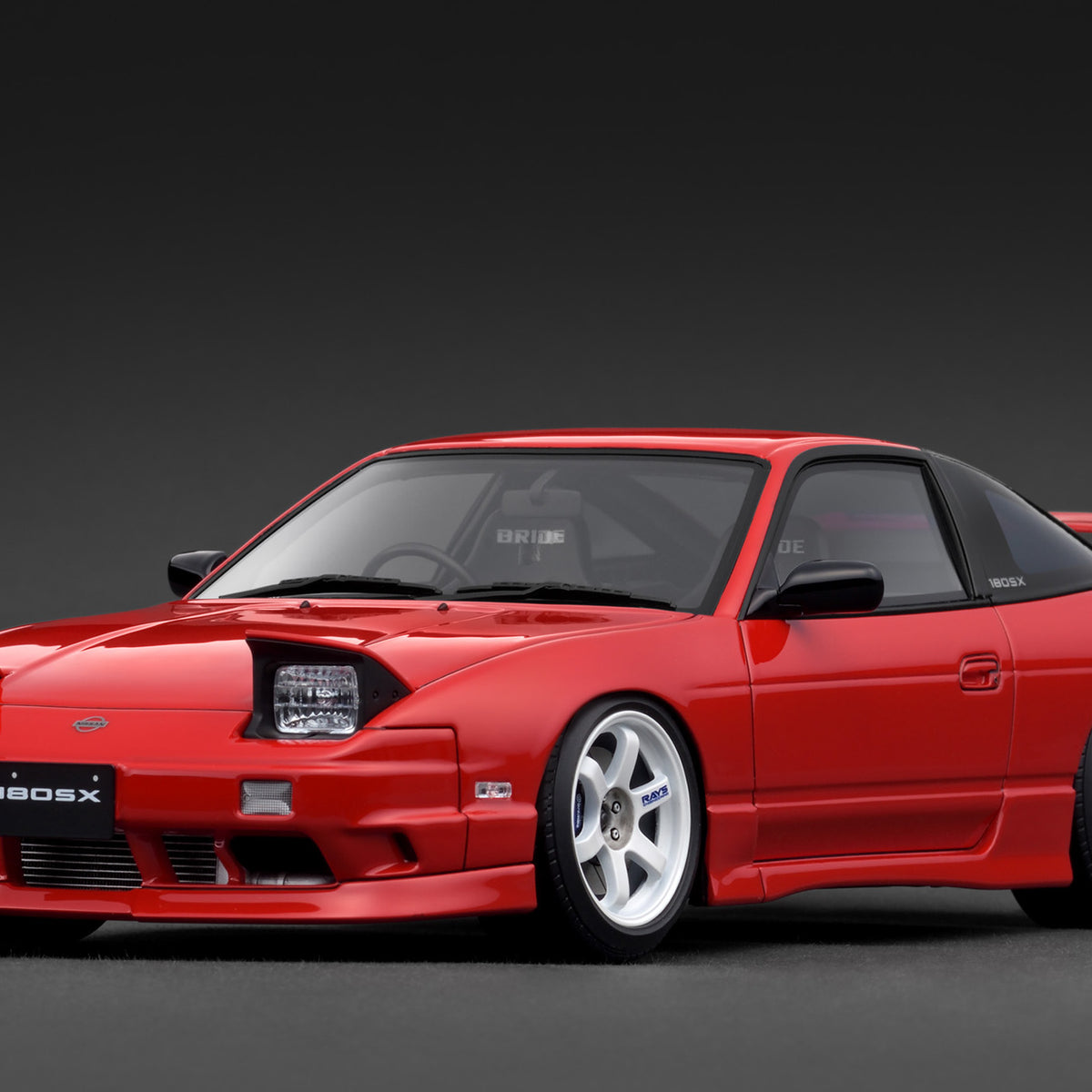 *PREORDER* Ignition Model 1:18 Nissan 180SX TYPE X (RPS13) Red – Model Cars Houston