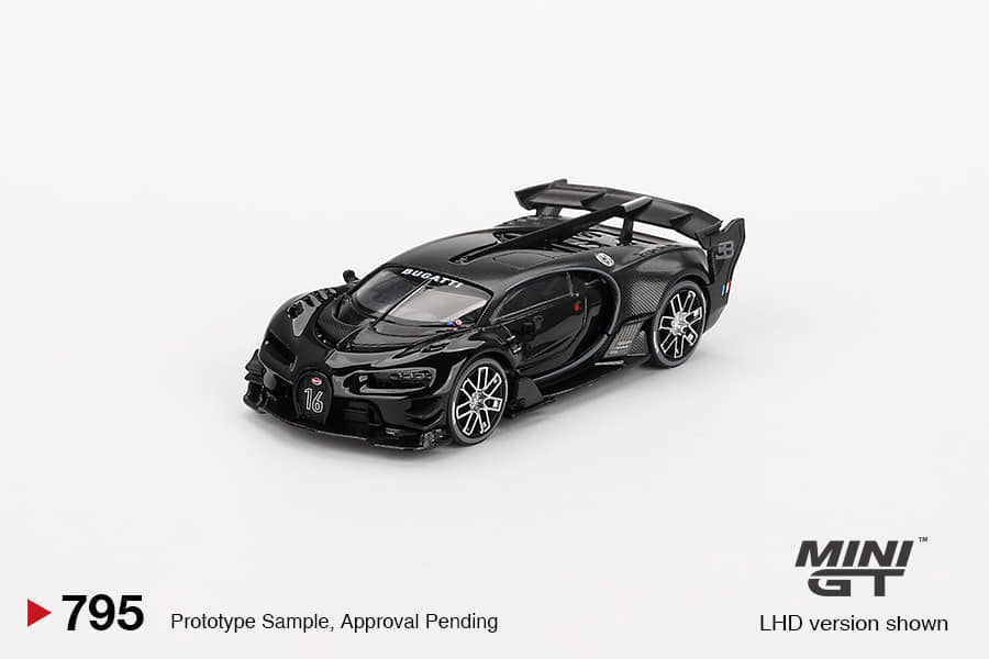 MINI GT 1:64 Bugatti Vision Gran Turismo in Black