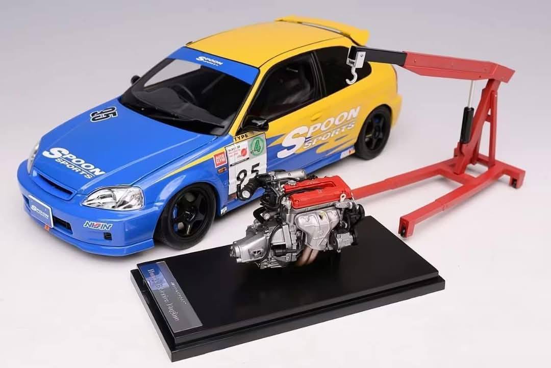 MotorHelix 1:18 Honda Civic Type-R (EK9) Spoon Sports Version – Model ...
