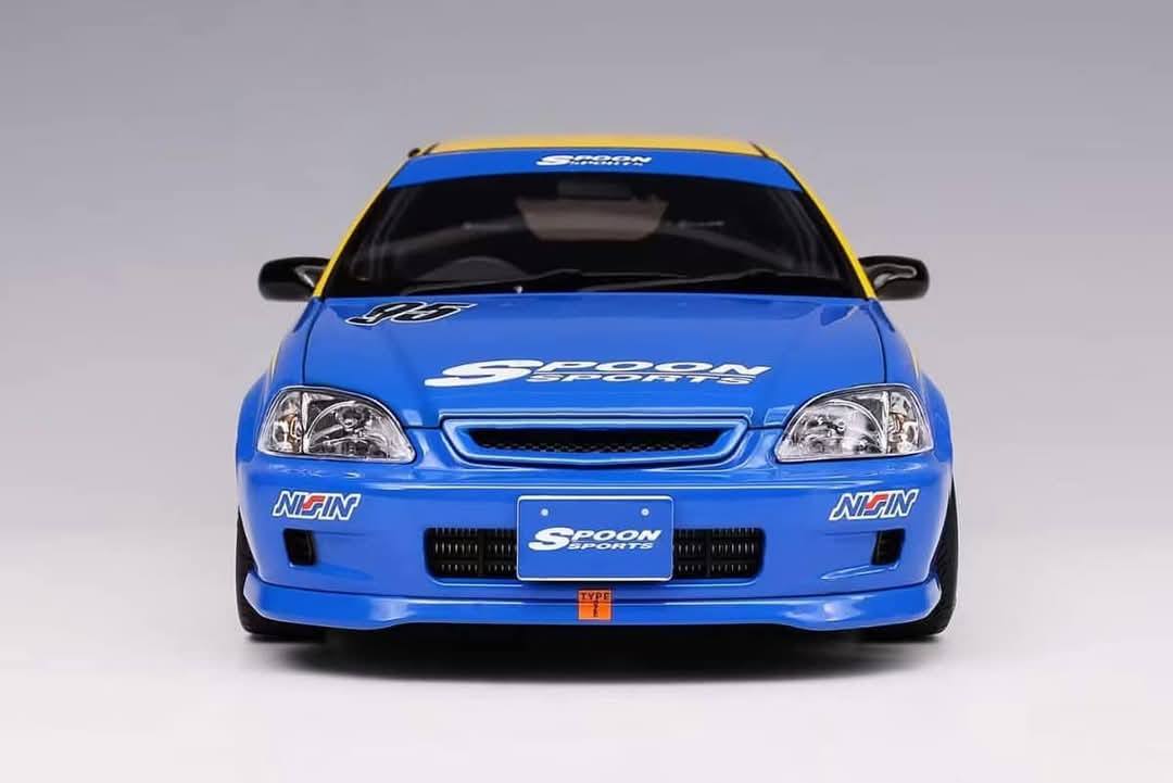 MotorHelix 1:18 Honda Civic Type-R (EK9) Spoon Sports Version – Model Cars Houston