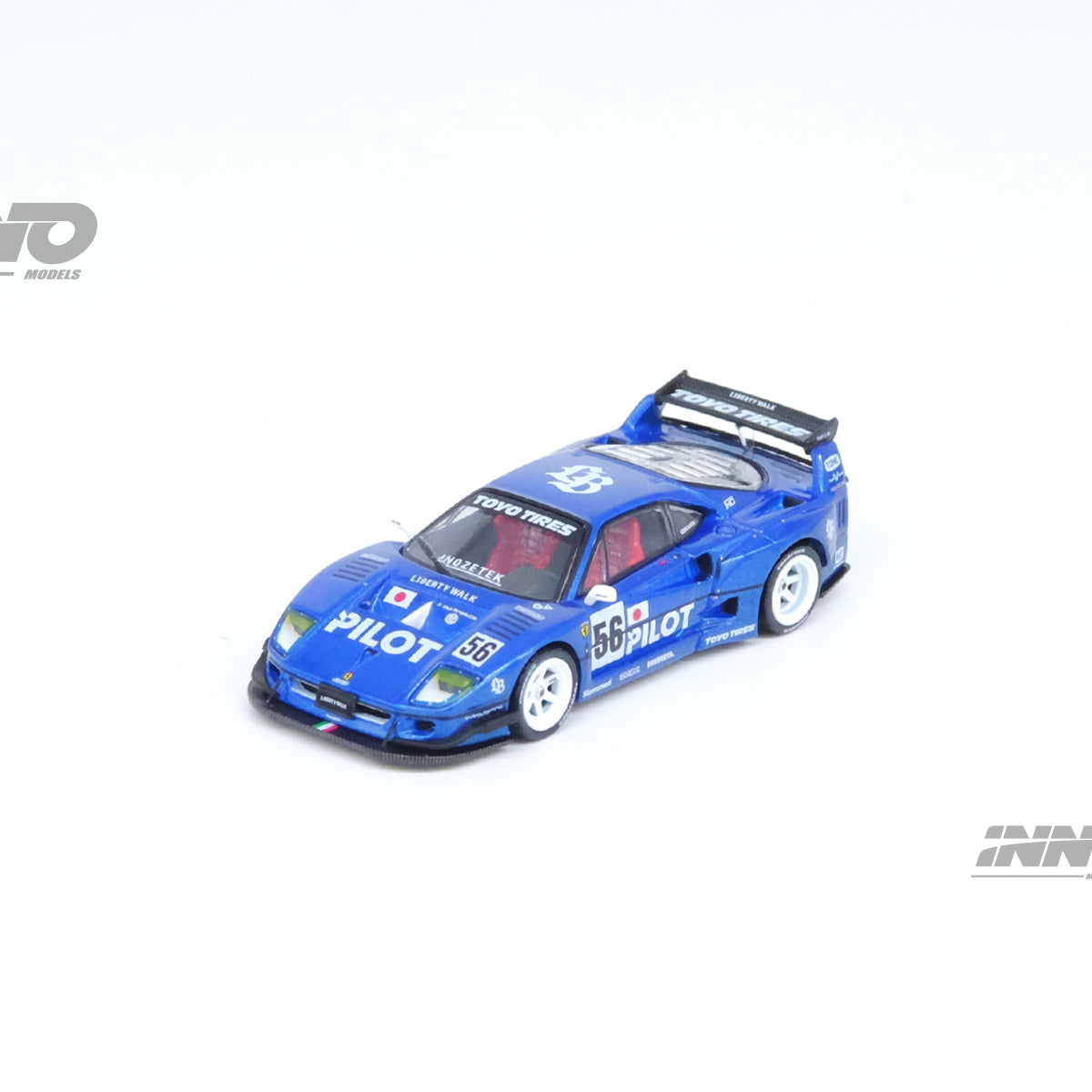 INNO64 1:64 Ferrari F40 Liberty Walk Tokyo Auto Salon 2024 Edition ...