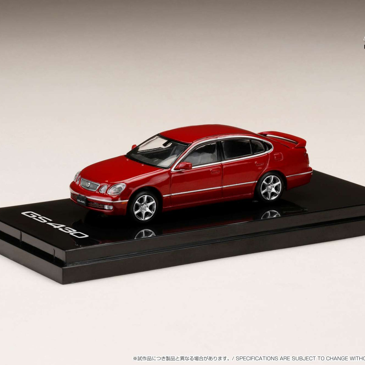 Hobby Japan 1:64 Lexus GS430 (US Spec LHD) in Red Pearl – Model Cars ...