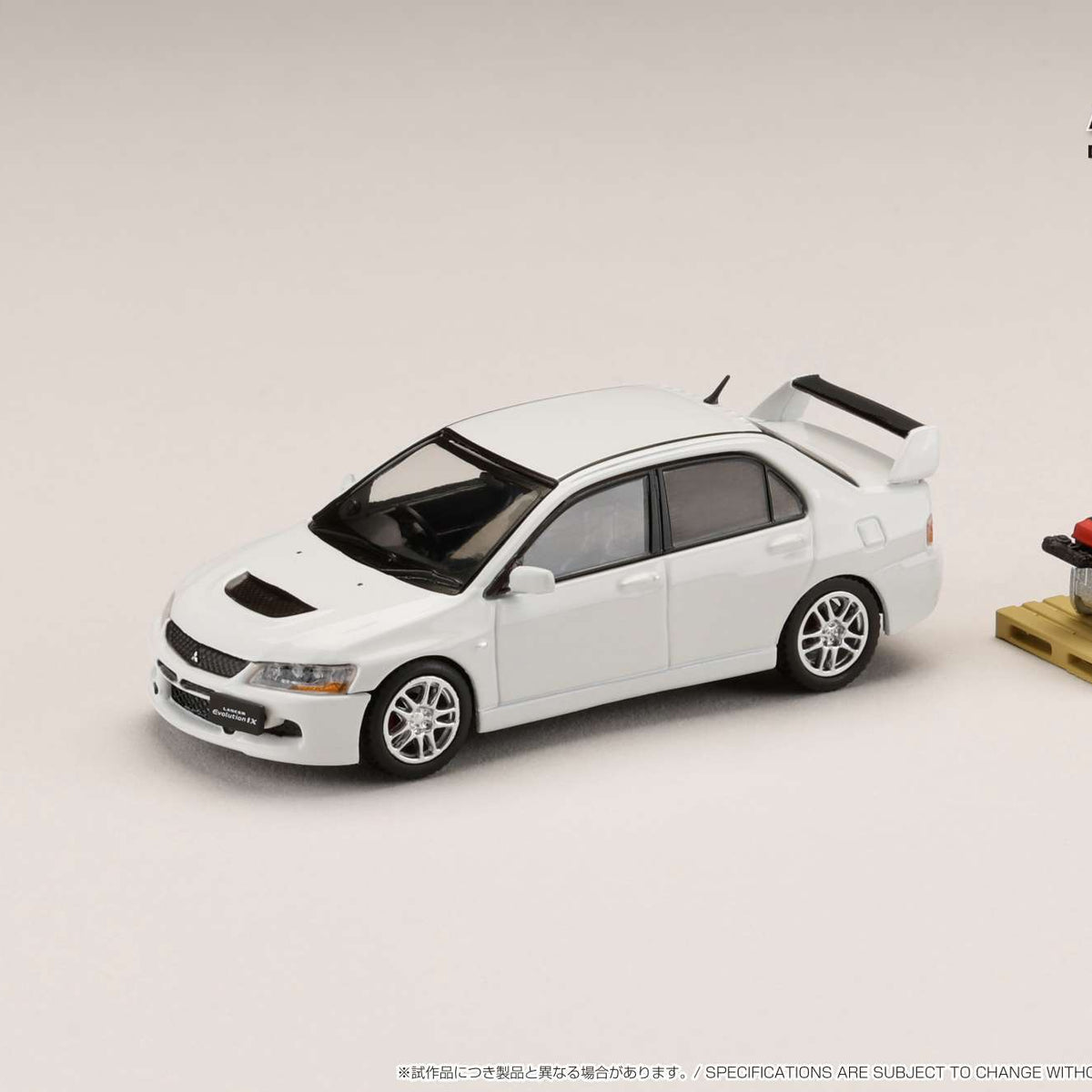 Hobby Japan 1:64 Mitsubishi Lancer EVO 9 GSR with Engine Display Model ...