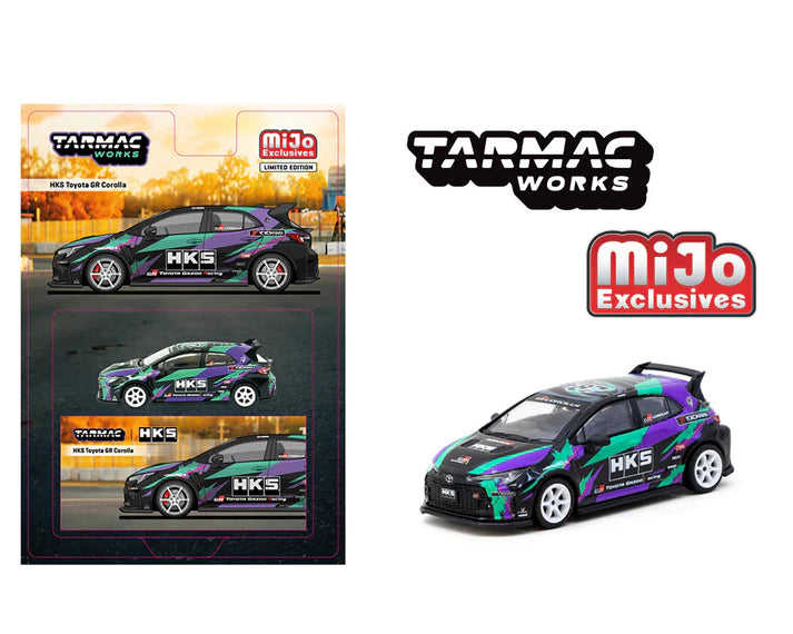 Tarmac Works 1:64 HKS Toyota GR Corolla HKS Edition | Diecast Model Car ...