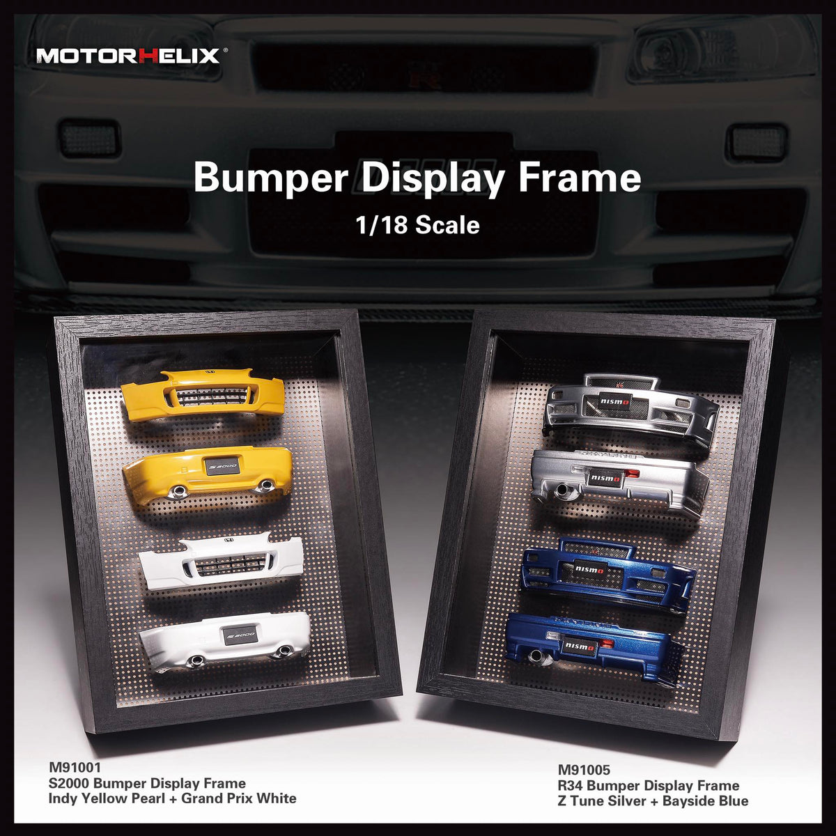 MotorHelix 1/18 Honda S2000 Bumper Display Frame Hobby Expo China 2024 ...