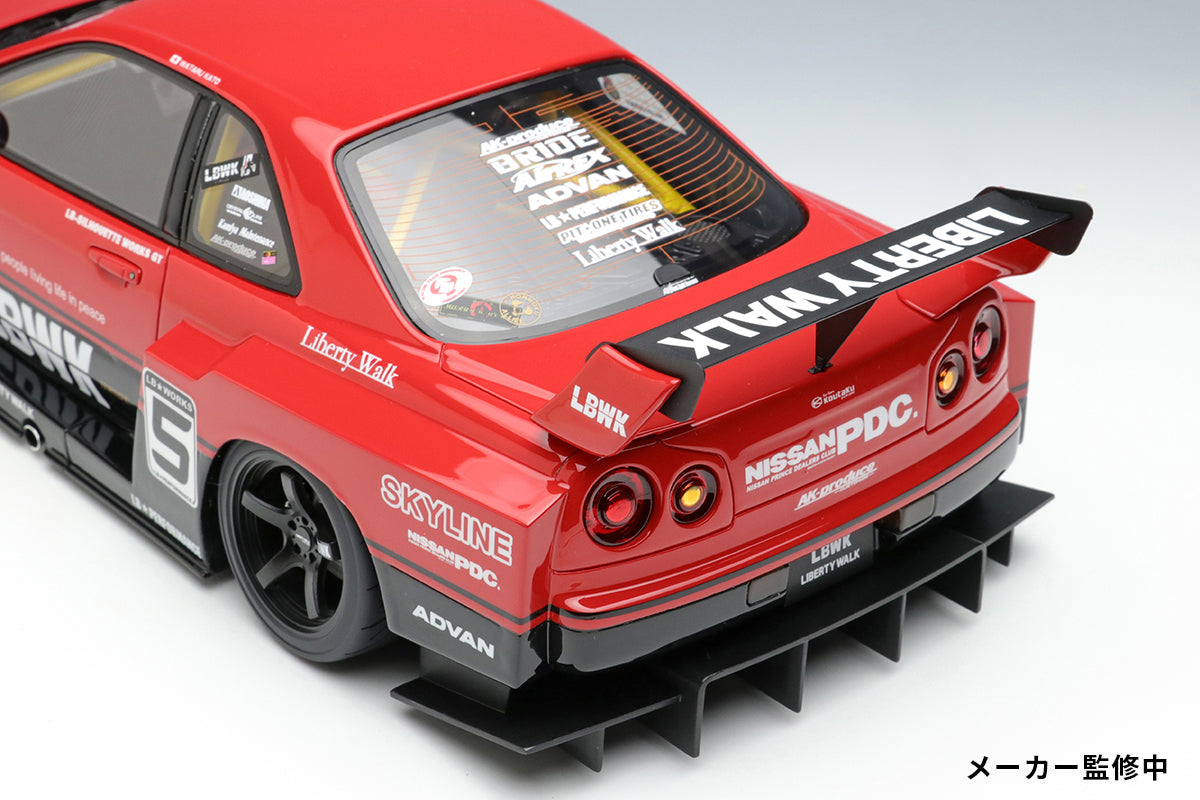 Make Up Co., Ltd / Eidolon 1:18 Nissan Skyline LB-ER34 Super Silhouett