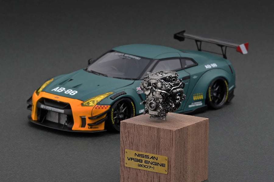 Ignition Model 1:43 Nissan GT-R (R35) LB-WORKS Type 2 in Matte Green w ...