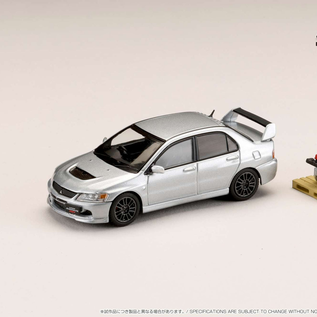 Hobby Japan 1:64 Mitsubishi Lancer GSR EVO 9 MR in Cool Silver Metallic ...