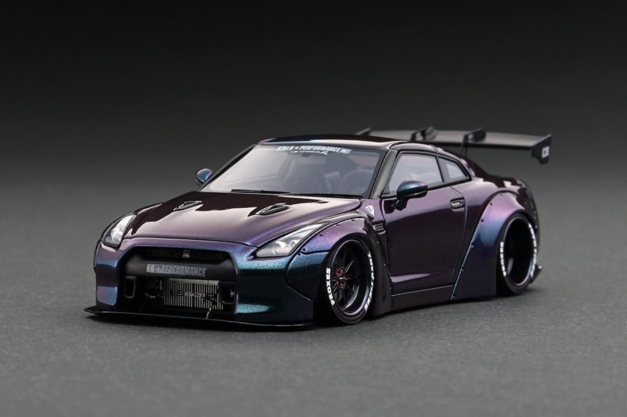 Ignition Model 1:43 Nissan GT-R (R35) LB-WORKS in Color Changing (Purp